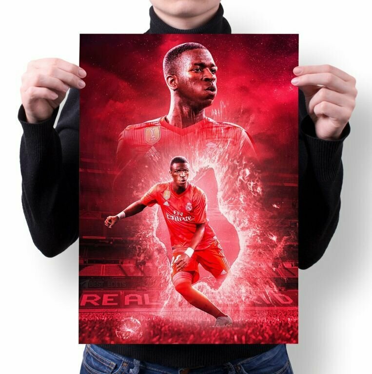 Плакат Vinicius Junior, Винисиус Джуниор № 1