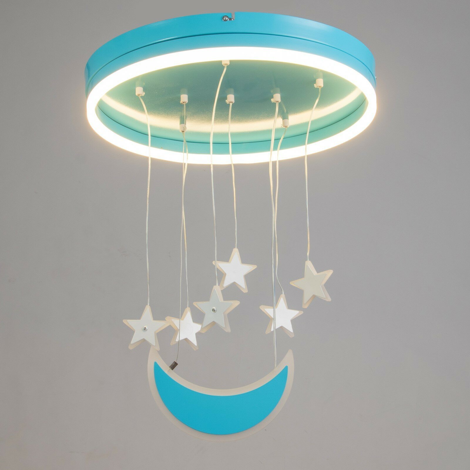 Люстра «Лунный свет» LED 58 Вт синий 50×50×60 см BayerLux