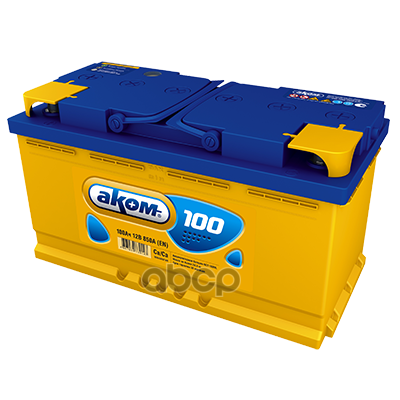 Аккумулятор АКОМ Standart 100 А/ч прямой L+ 353x175x190 L5 EN 920 А 6CT-100.1 LA АКОМ арт. 6CT-100.1 LA