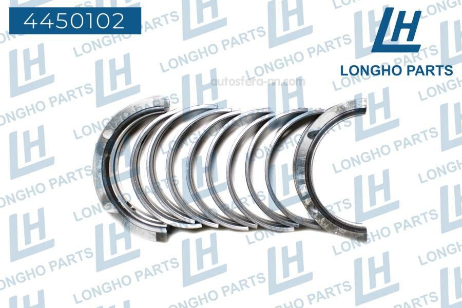 LONGHO 4450102 Вкладыши коренные (0,25) (компл.)/Chevrolet Aveo, Lacett, Nubira 93742706