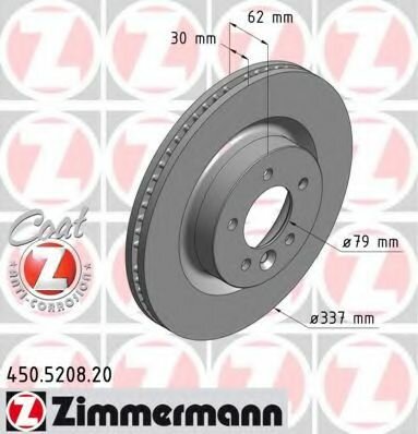 Диск. торм ZIMMERMANN 450520820