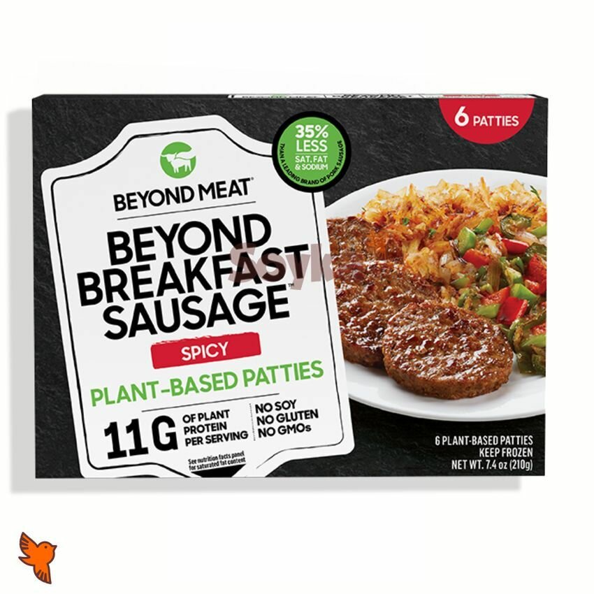 Котлеты растительные на завтрак острые Beyond Meat, 210г / 100% растительный продукт / подходит для веганов