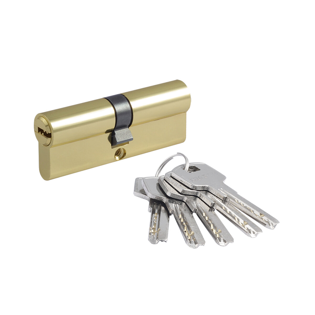 Цилиндровый механизм Нора-М STD AL ЛП-80 (40-40), ключ/ключ, золото