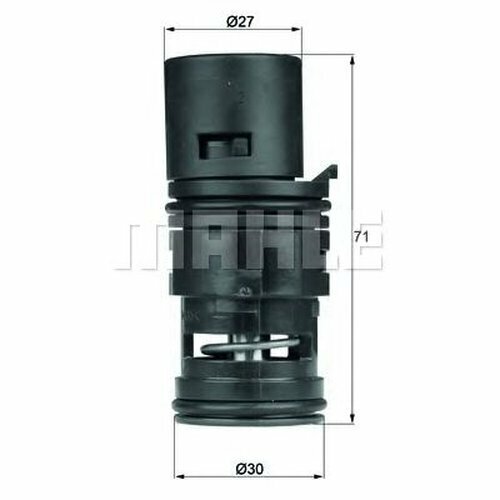 Термостат, масляное охлаждение Knecht/Mahle TO775 для BMW X3 E83