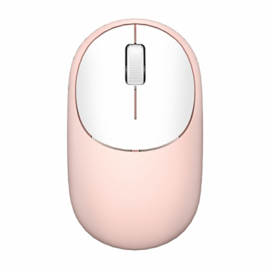 Беспроводная мышь WiWU WM107, двухрежимная 2.4Ghz+BT5.0, 1200dpi, розовый