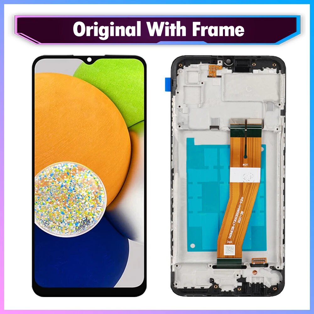 ЖК-дисплей 6,5 дюйма для Samsung A03 A035 A035F, дисплей с сенсорным экраном и дигитайзером в сборе, сменный ЖК-дисплей для Samsung A03 A035