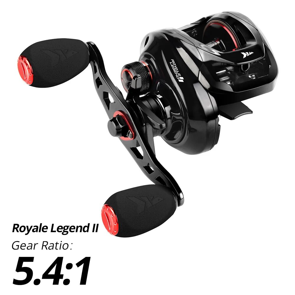KastKing Royale Legend II катушка для ловли карпа Left Hand, Black