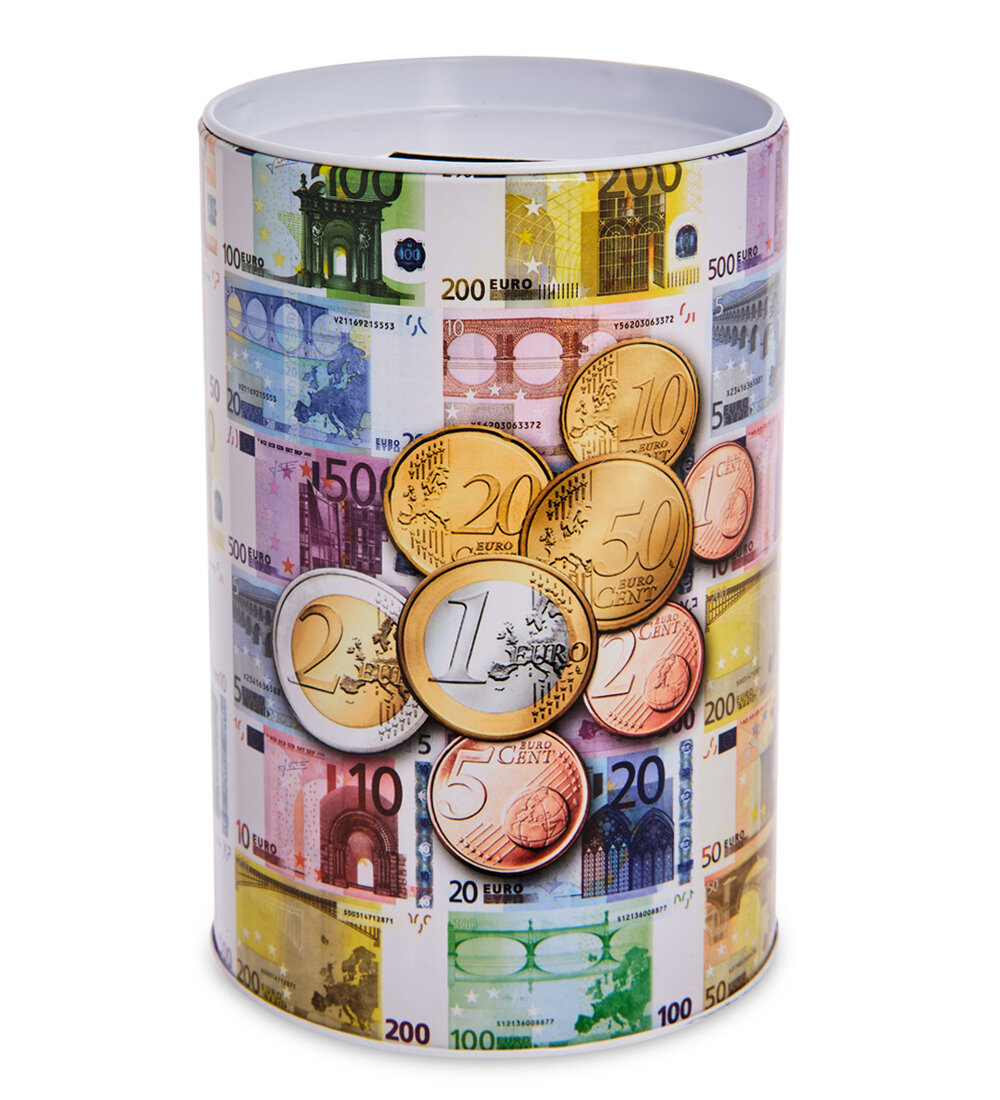 Металлическая копилка Евро 15см A2169256