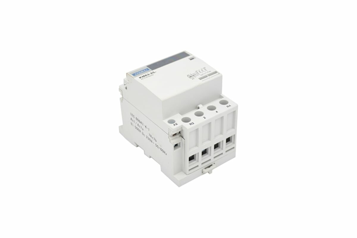 ANDELI Контактор модульный КМ63-25/20 25A 2NO 2P артикул ADL08-233