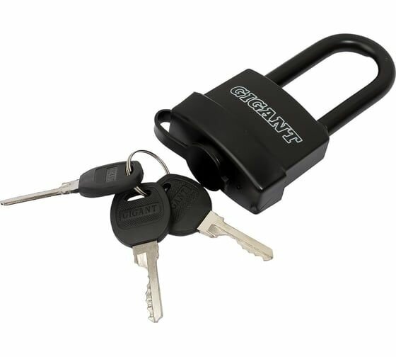 Замок навесной уличный гаражный с ключом 110х58 мм Gigant GPLK-58