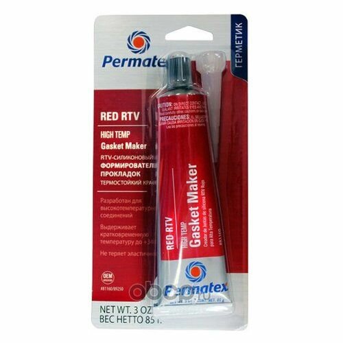 Высокотемпературный силиконовый герметик, 85гр Permatex 8116081161