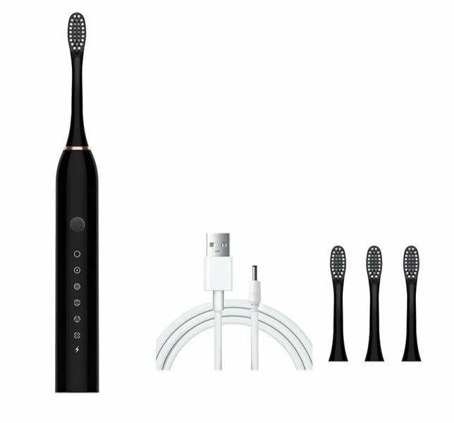 Зубная щетка электрическая с набором насадок SONIC ELECTRIC TOOTHBRUSH X-3
