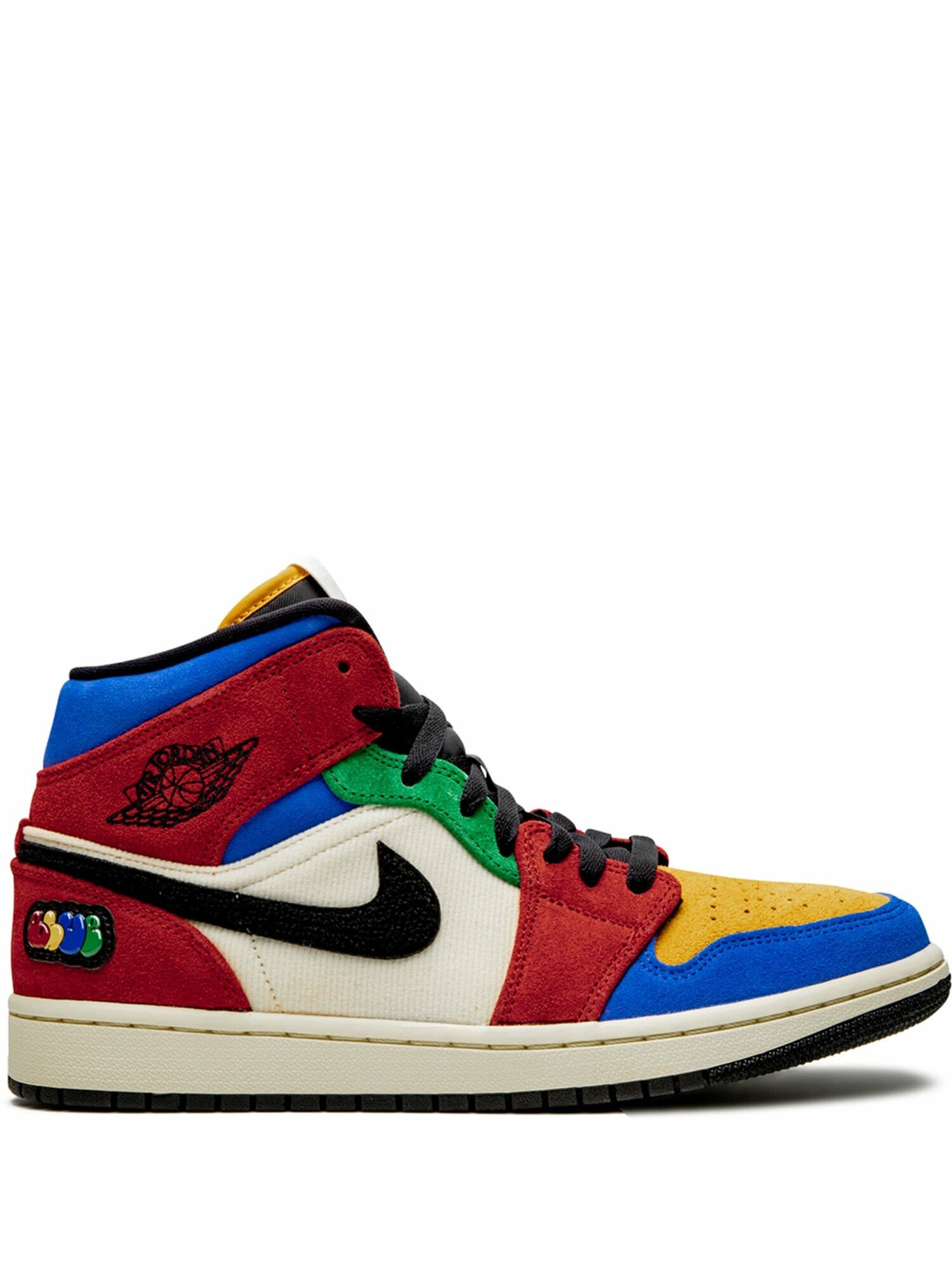 Кроссовки Air Jordan 1 Mid Blue The Great-Fearless
