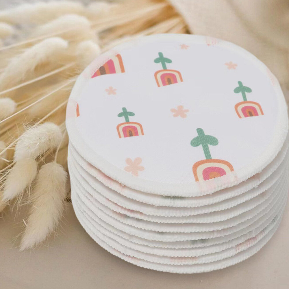 10 штук/набор в наличии, радужные послеродовые вкладыши для кормления для матерей, моющиеся, антипротекающие