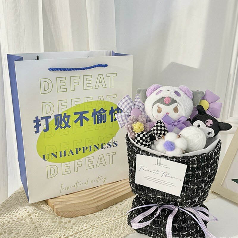 Кукольный букет "Куломи", 20x30 см, плюшевая игрушка, подарок на день рождение, Хэллоуин