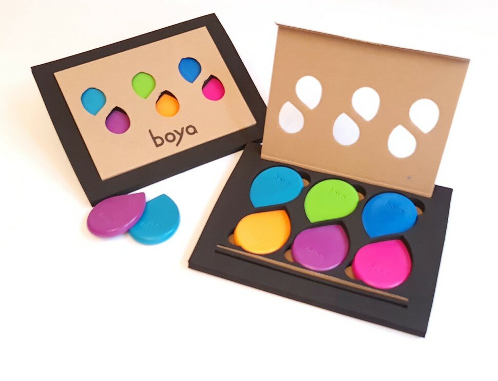 Boya d.o.o. 6 SET/MEDITERANEO Пастель восковая для рисования, набор мелков