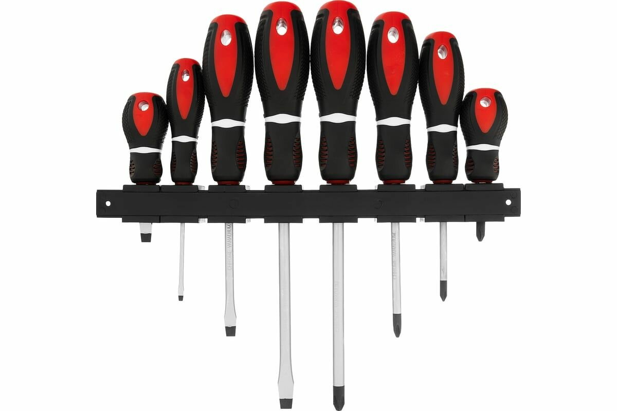 Набор отверток MATRIX "Era" CrV, 3-х компонентная рукоятка, 8 шт. 13380