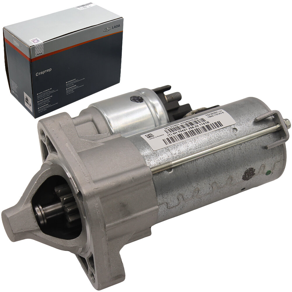 Стартер ВАЗ-2190, 2170, 2180, Largus 8V для автомобилей с МКПП (Valeo) (фирм. упак. Лада-Имидж)
