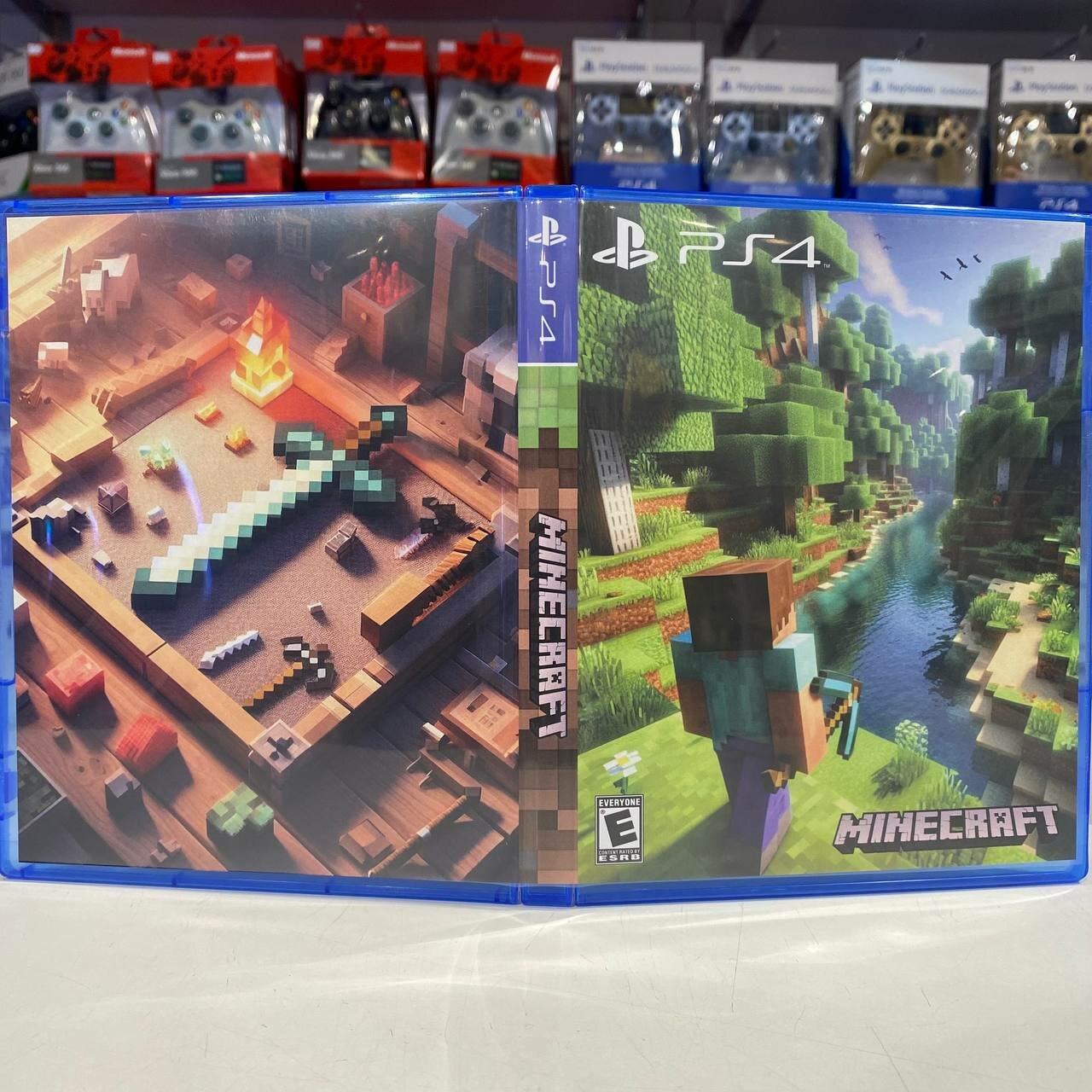 Эксклюзивная обложка PS4 для Minecraft №17