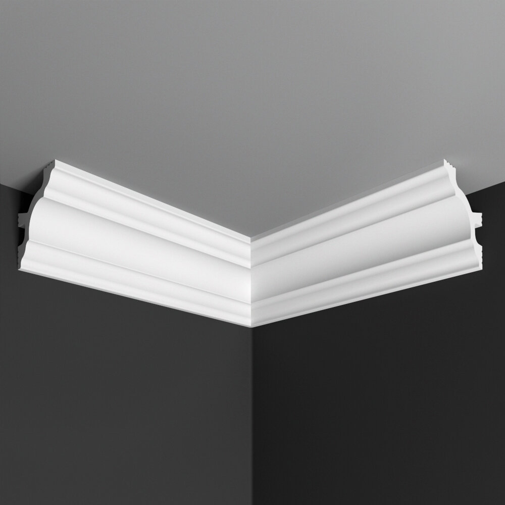 Угол Внутренний к Плинтусу Де-Багет П 22 В50хШ50 мм.