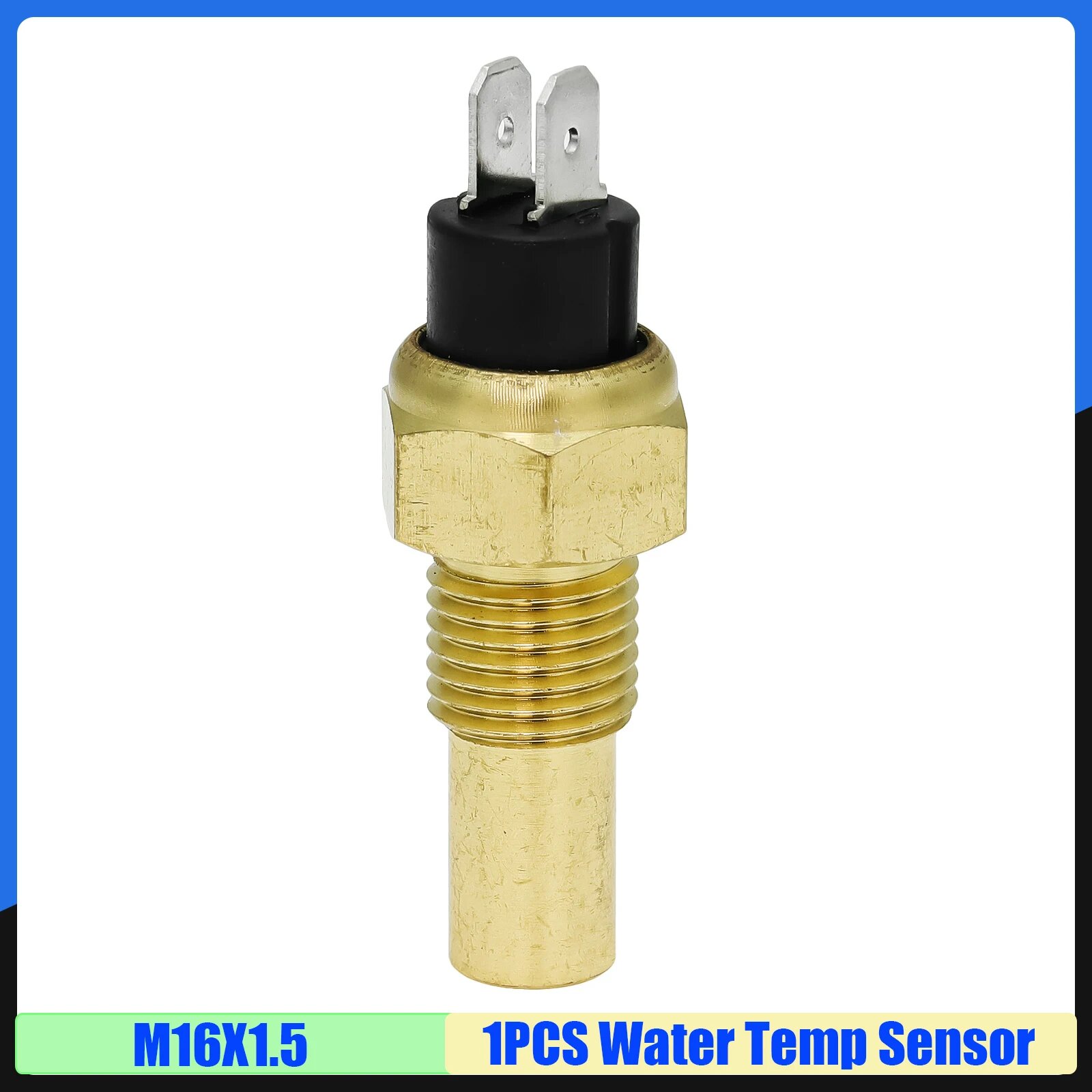 Датчик температуры воды 1/8NPT, M14X1,5, M16X1,5, 3/8NPT, сменный датчик температуры для универсального автомобильного счетчика
