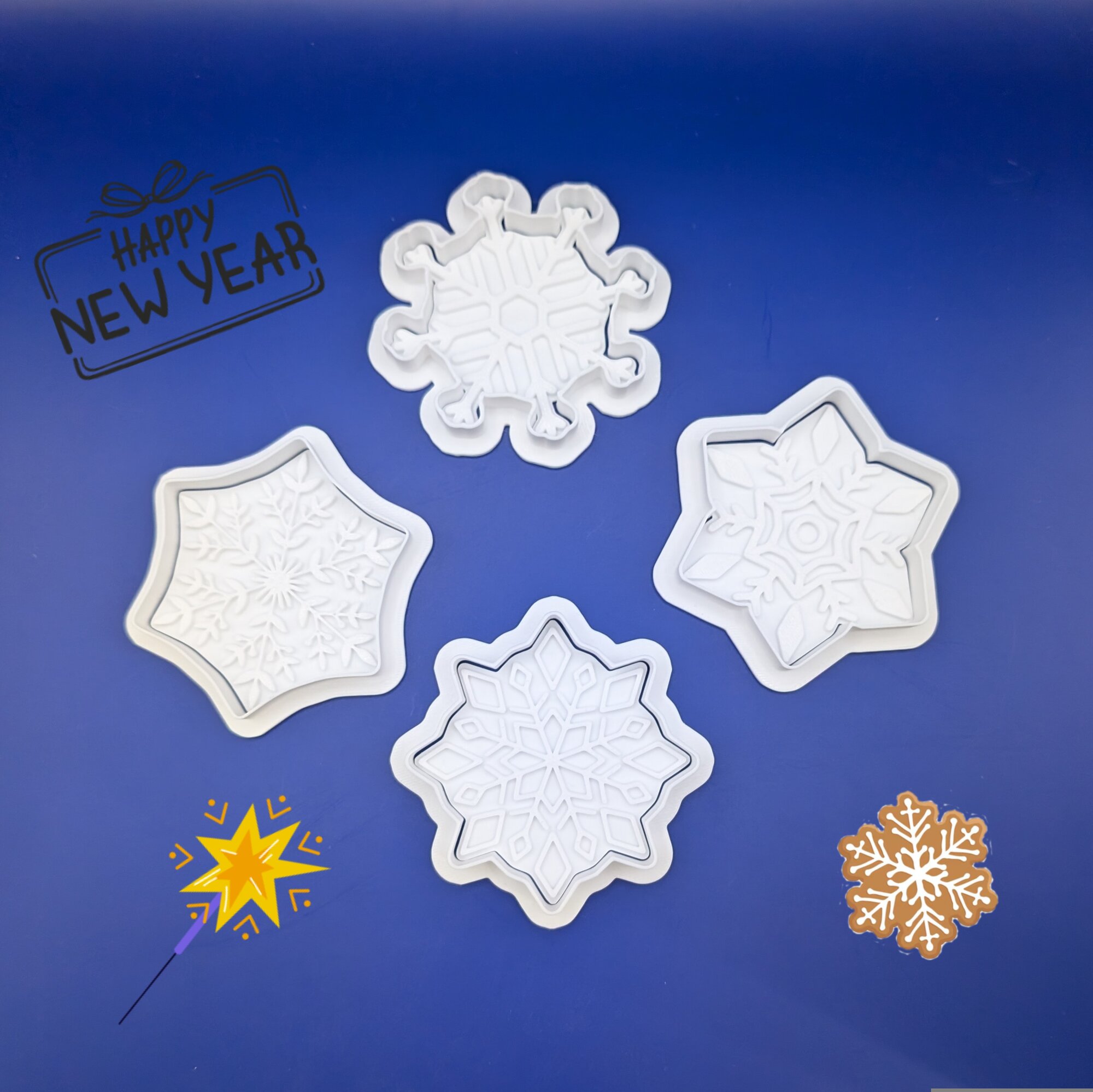 Формочки для печенья Снежинки