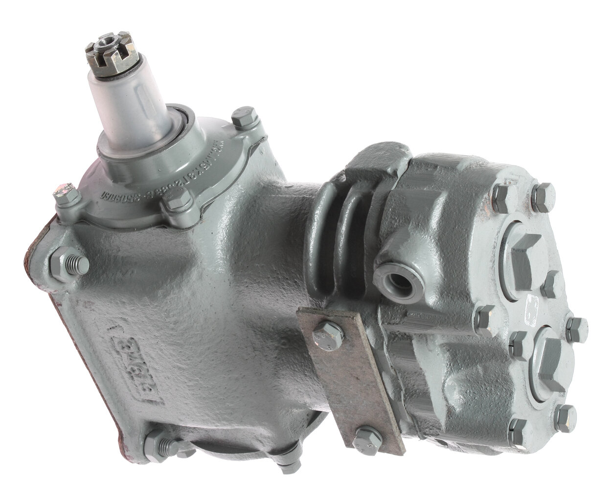 Компрессор зил, маз, урал 2 цилиндровый жид охлаж без шкива 210л мин бза