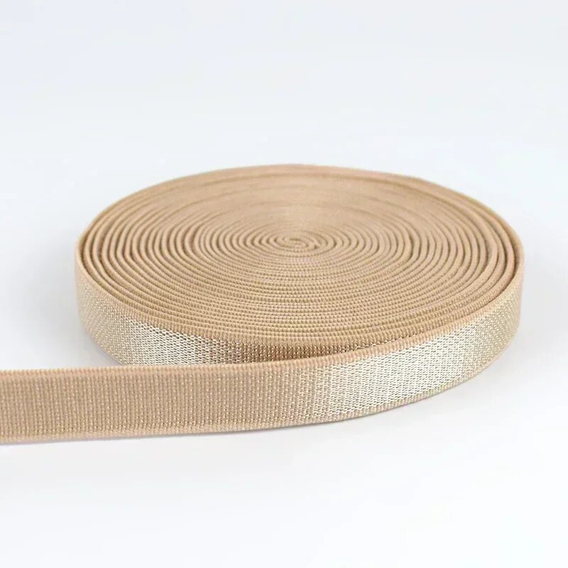 Meetee 10/20/50 м 10/15/18 мм нейлоновая эластичная лента для нижнего белья, плечевой ремень, бюстгальтер, резинки, DIY Одежда, лента, лента, аксессуары