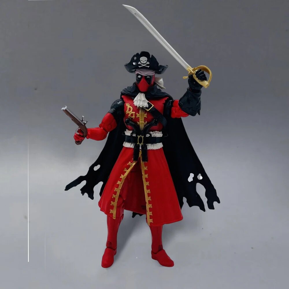 Фигурка героя Marvel Legends Deadpool пират No Katana Strong Guy Wave, 6 дюймов, свободная фигурка героя