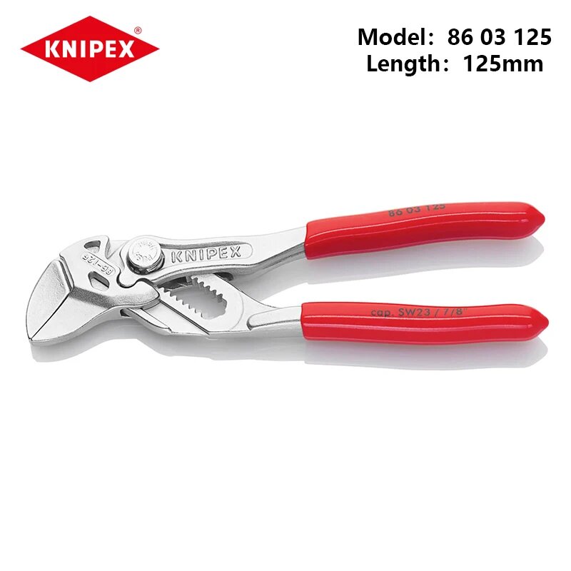 KNIPEX Гаечный ключ-плоскогубцы 86 03 125, 125 мм