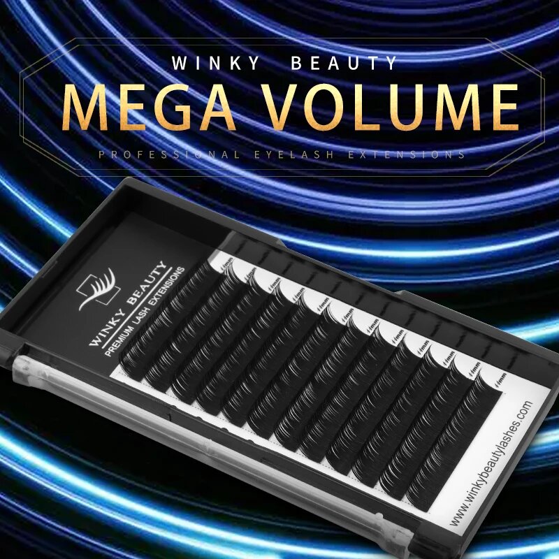 Накладные ресницы Winky Beauty C изгиб, 8 мм, 0,05 мм