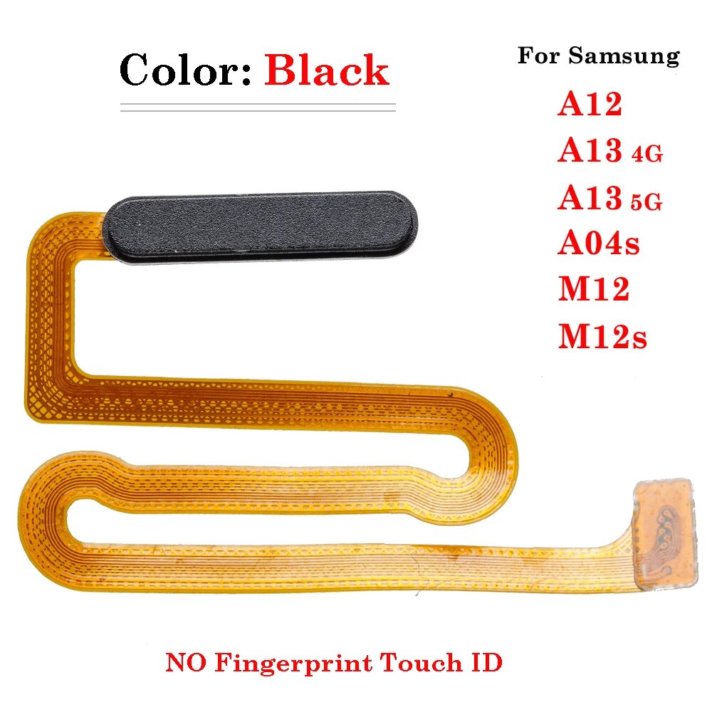 Выключатель питания для Samsung A12, A13, Черный