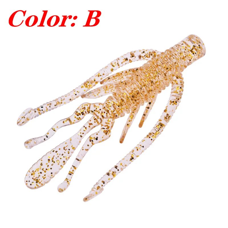 Crazy Flapper креветки силиконовые приманки Proleurre B