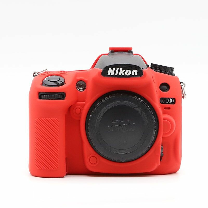 Защитный силиконовый чехол для фотоаппарата Nikon D7000 ультра-тонкая полимерная из мягкого качественного силикона