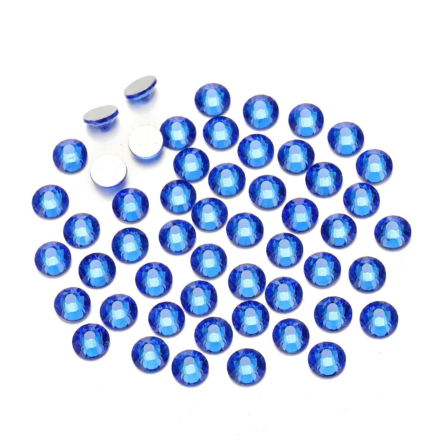 CTPA3bI Кристаллы SS3-SS20 для декорирования Синий, SS20 1440pcs, Sapphire