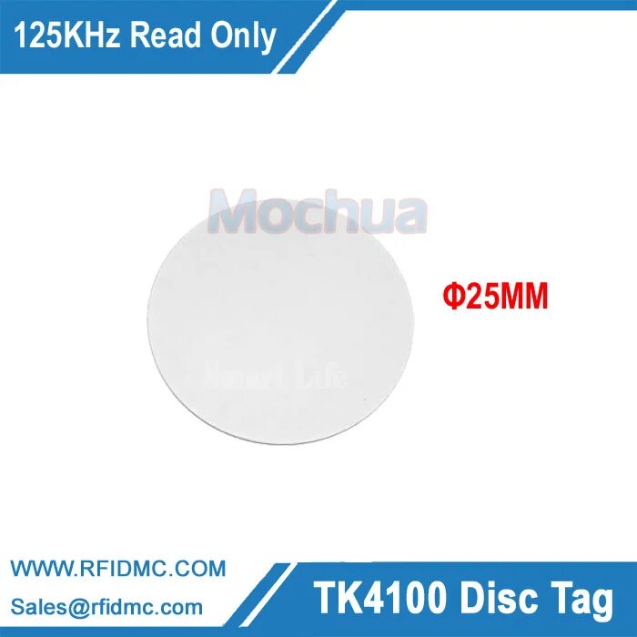 RFID-идентификация NFC смарт-метки 125 кГц EM4100 круглая метка