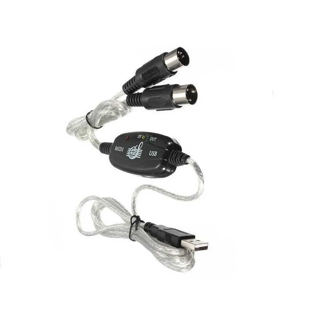 Кабель MIDI - USB конвертор 2 метра — фото 1