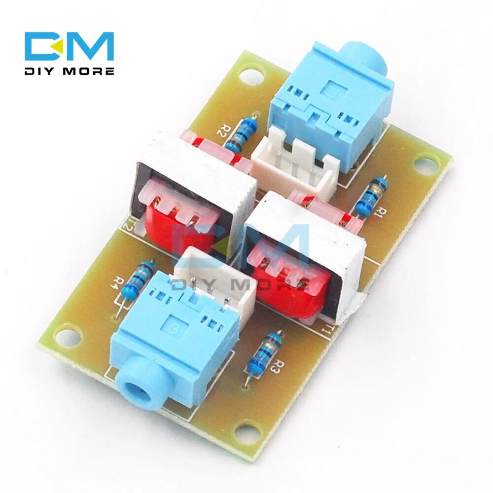 Diymore XH-M372 стерео аудио изолятор 3.5mm