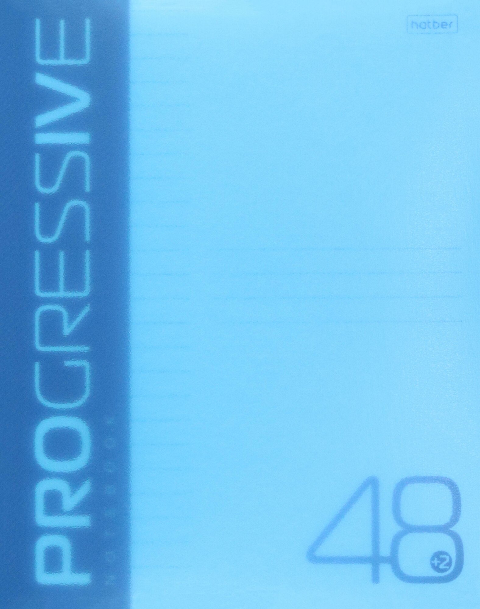 Тетрадь Progressive, 48 листов, линия, синяя