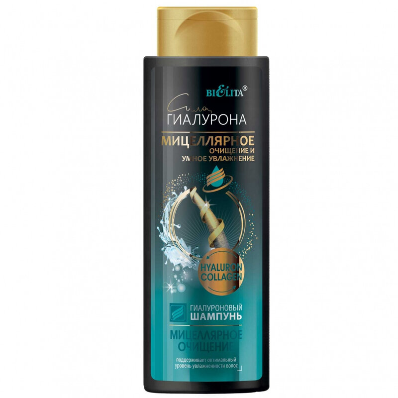 Белита Сила Гиалурона Гиалуроновый Шампунь для волос Мицеллярное очищение 400мл