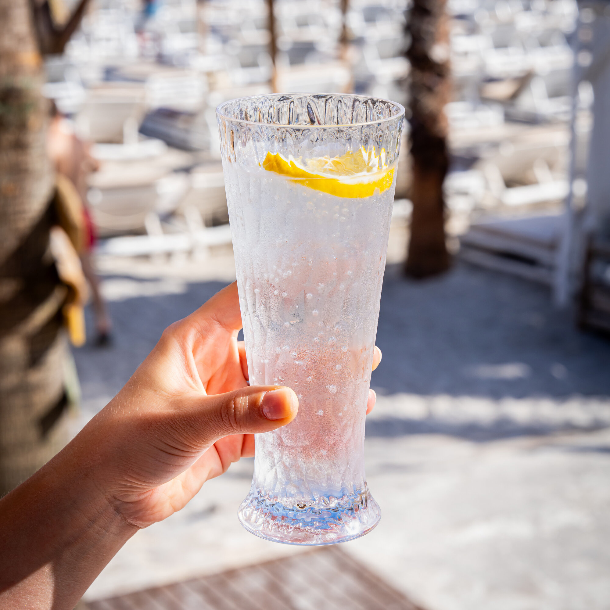 Набор стаканов для пива 425 мл, 4 шт, поликарбонат, Bonna, диаметр 8 см