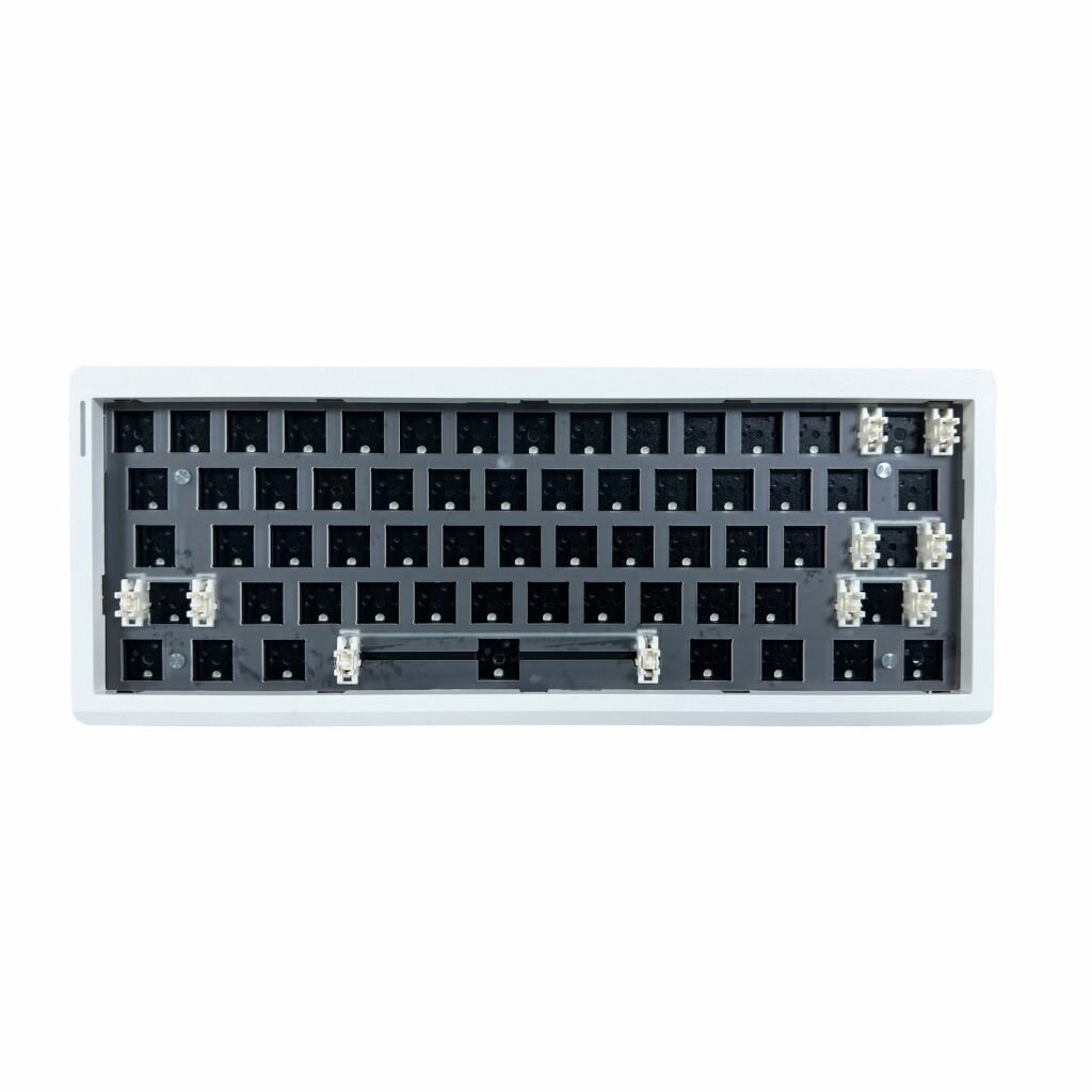 Комплект беспроводной механической клавиатуры GMK61 с тремя режимами работы по индивидуальному заказу-белый
