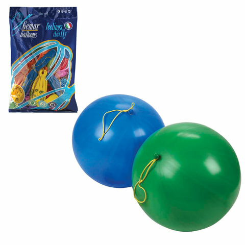 Воздушные шары Европа уно трейд Панч-болл с рисунком ассорти, 25 шт размер 14' (1104-0010)