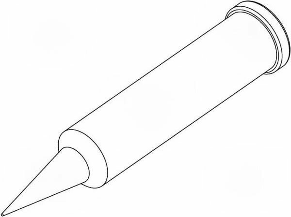 Жало ERSA 0102PDLF02 коническое, 0,2мм, 1 шт