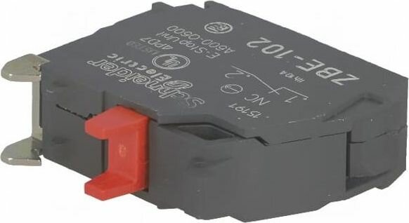 Контактор SCHNEIDER ZBE102TQ 22мм Harmony XB4 -25-70 град. C Контакты NC 1 шт