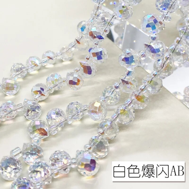 Австрийские хрустальные бусины клубничные 8 мм 50pcs, 1