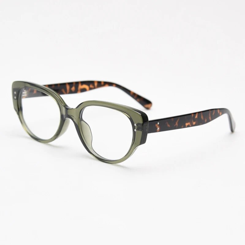 Очки кошачий глаз Green Leopard, -3.00