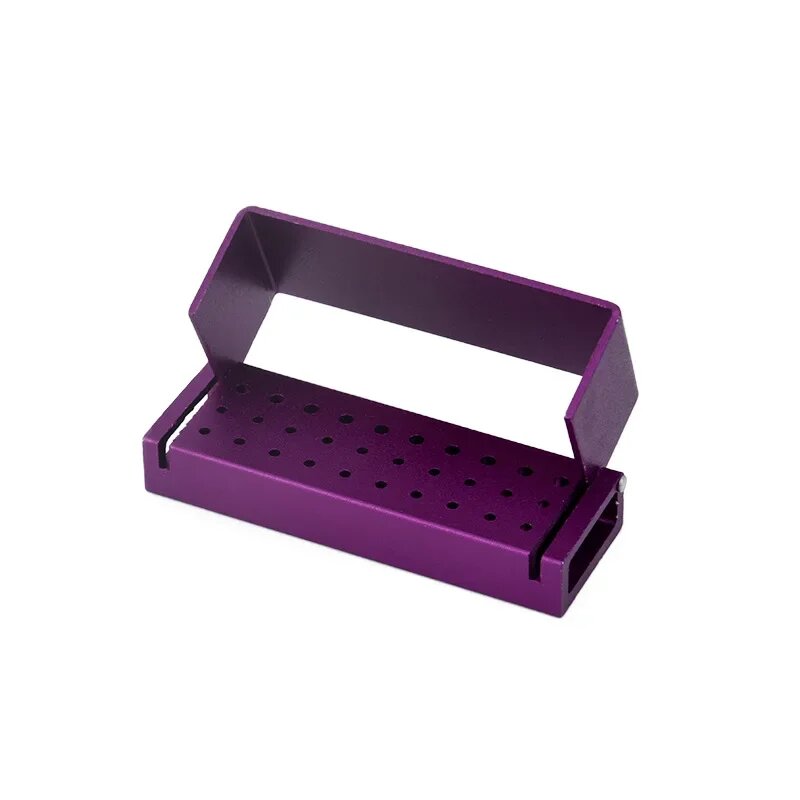 Блок для дезинфекции боров QniYdYd 30 holes синего цвета Purple
