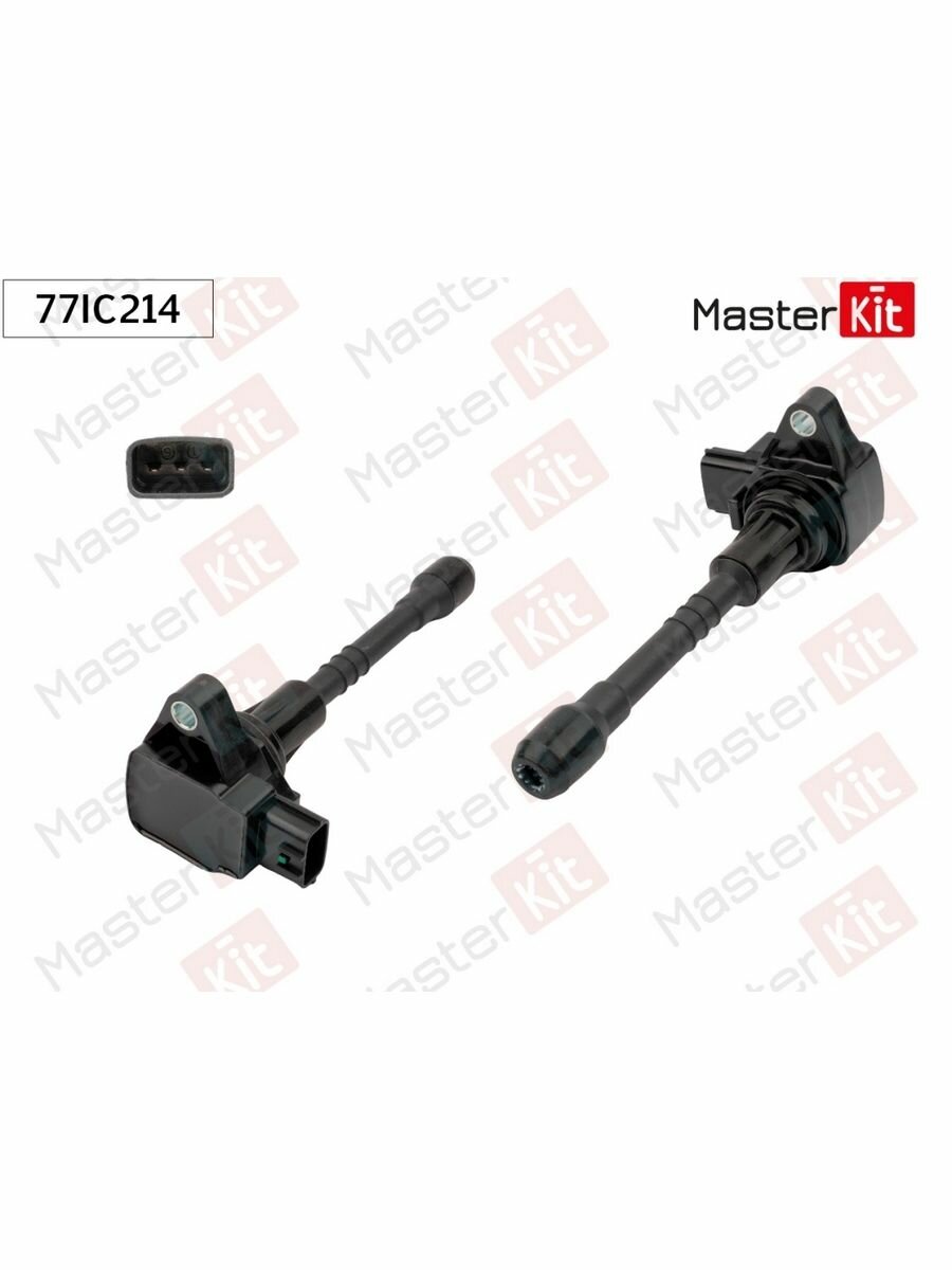 Катушка зажигания MasterKit 77IC214, для Infiniti QX56/QX80, передняя, черная