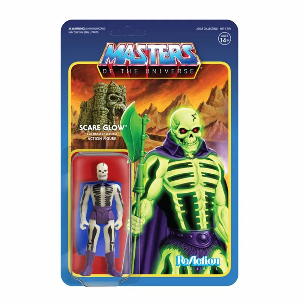 Super7 Masters of The Universe Scare Glow ReAction Figures / Нежная и интересная коллекционная детские игрушки фигурка